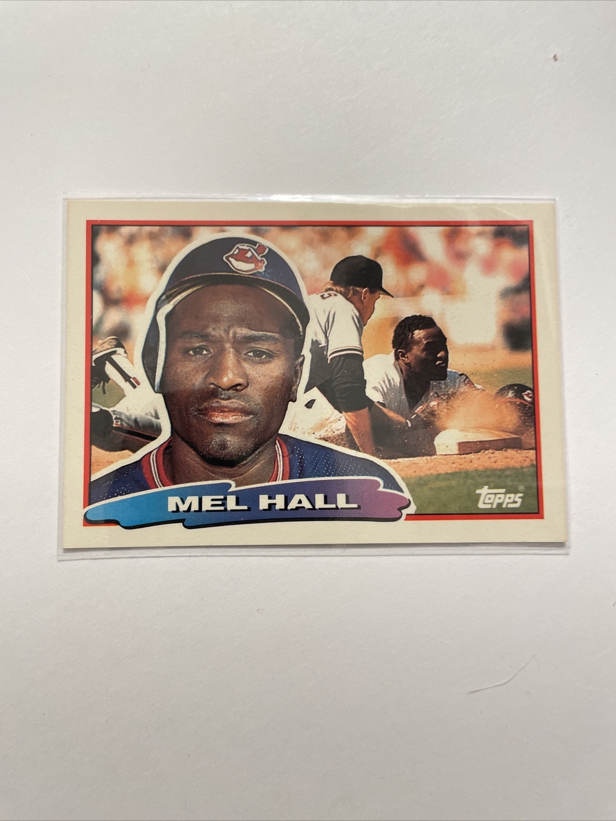 1988 Topps Big Baseball Card #114 Mel Hall Cleveland Indians MLB | eBay