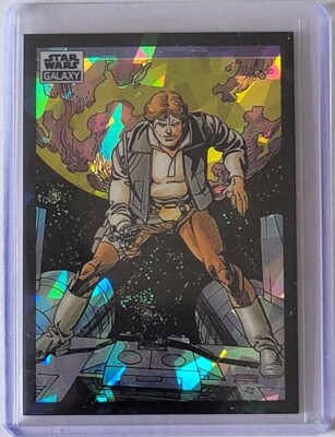2022 Chrome Star Wars Galaxy The Smuggler, Han Solo #22 [Atomic ...