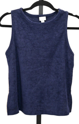 A New Day dark blue tank top NWT size XS 60% cotton 40% recycled ...