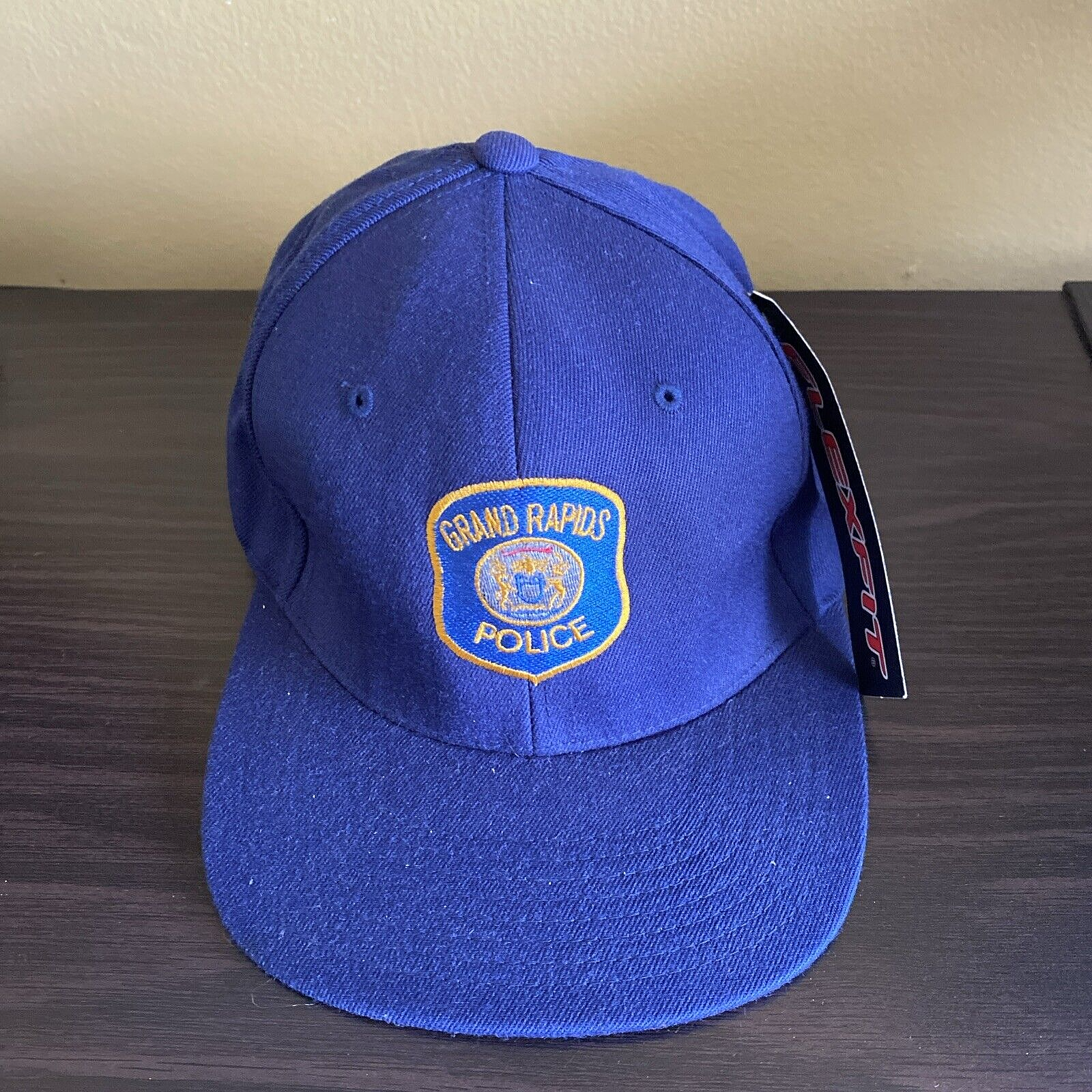 Grand Rapids Police Cap Navy Blue Hat with Flex Fit Elastic Ban New Old ...