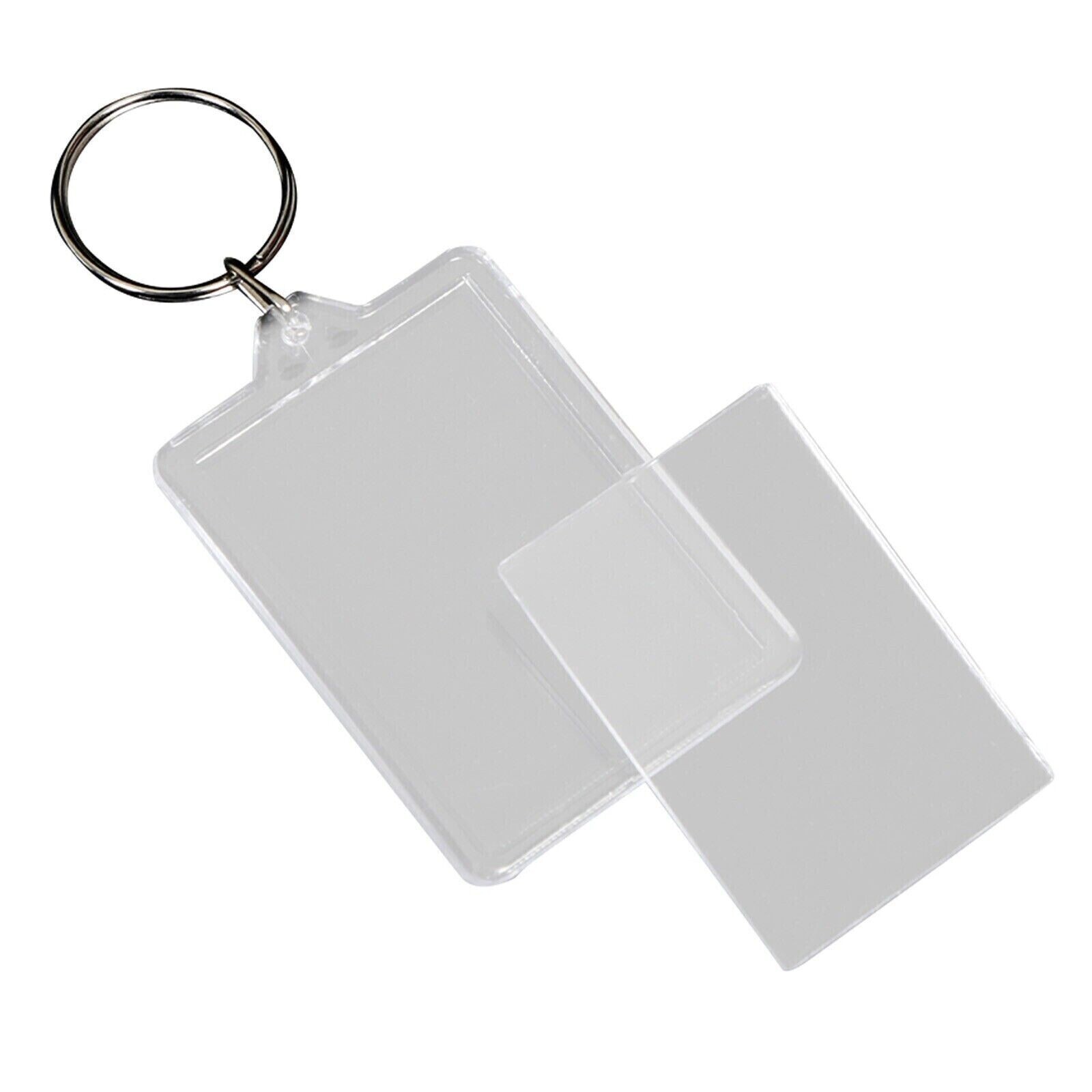 Blank 70mm x 45mm Jumbo Keyring | Make Your Own Clear Acrylic Keyring ...