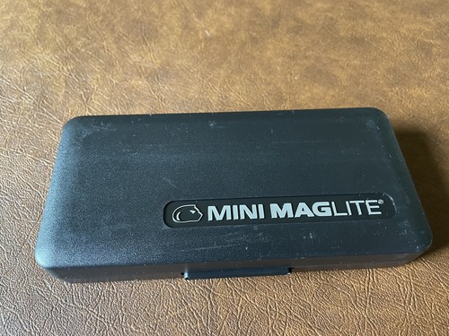 Mag-Lite Black Mini Mag 6” Flashlight Batteries GE Logo | eBay