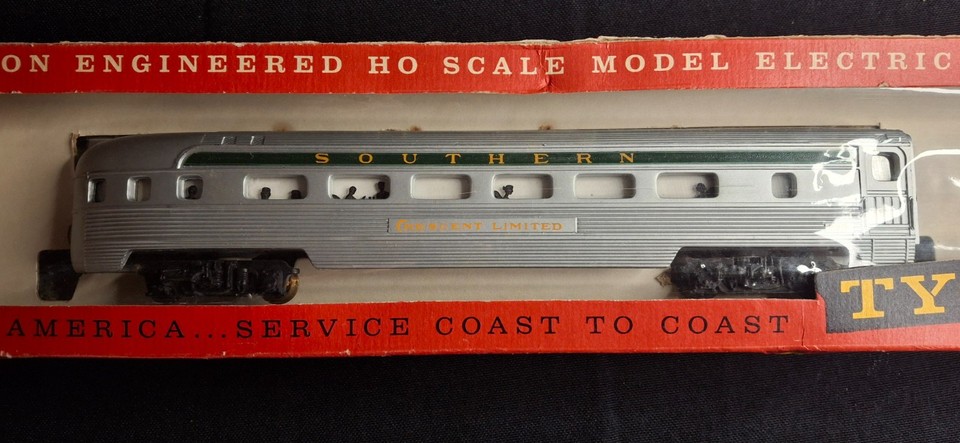 Tyco HO Scale Southern Cresent Limited Streamline Lighted Passenger Car ...