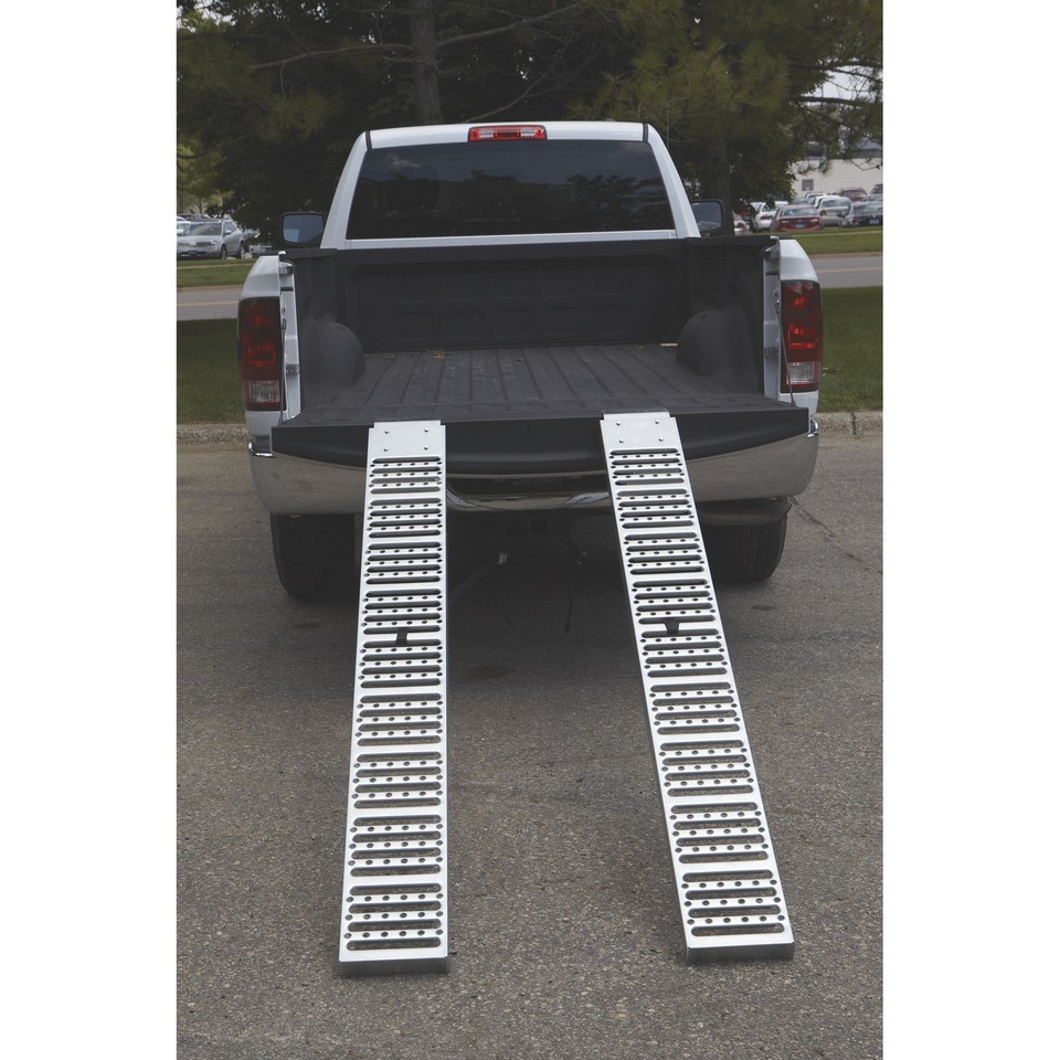 Ironton Non-Folding Steel Loading Ramp Set, 1000-Lb. Total Capacity ...