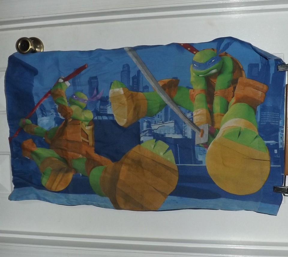 🔥 TMNT TEENAGE MUTANT NINJA TURTLES 2 SIDED 20" X 30" STANDARD ...