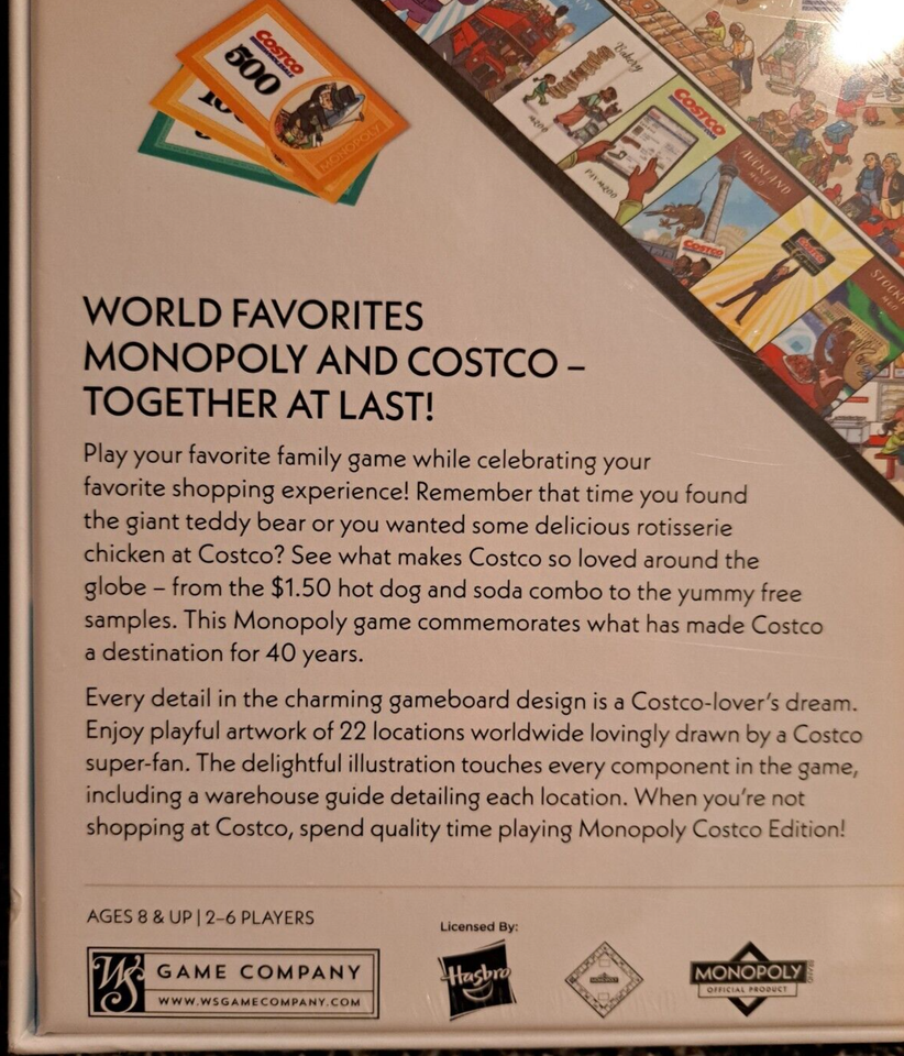 Costco Monopoly - 40th Anniversary Commemorative Edition Collectible ...