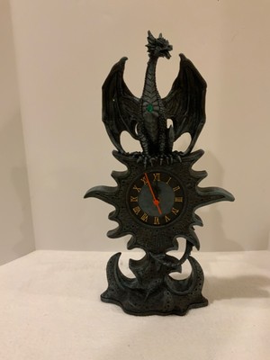 Majestic Black Dragon Mantel Clock - NEW 15” Tall | eBay