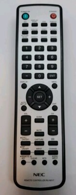 Original NEC RU-M117 MULTISYNC Remote Control V422 S461 X461HB P401 ...