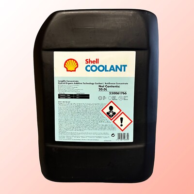 Shell Red OAT Antifreeze Longlife Coolant Concentrate 20 Litre 20L | eBay