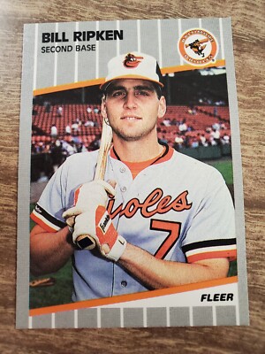 Bill Ripken 1989 Fleer Error/Black out version #616 card | eBay