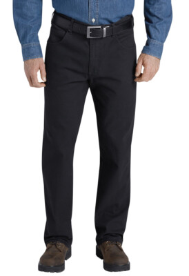 NWT Dickies Dungaree Rugged Work Jeans Regular Fit Flex - Black ...