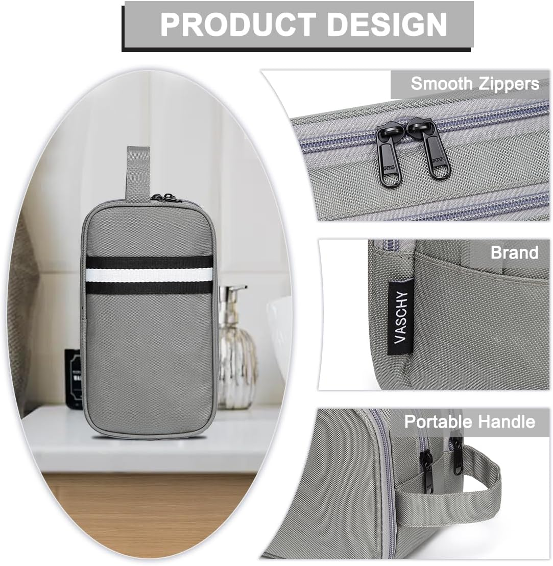 Large Toiletry Bag, Waterproof Travel Kit Case for Makeup, Cosmetic ...