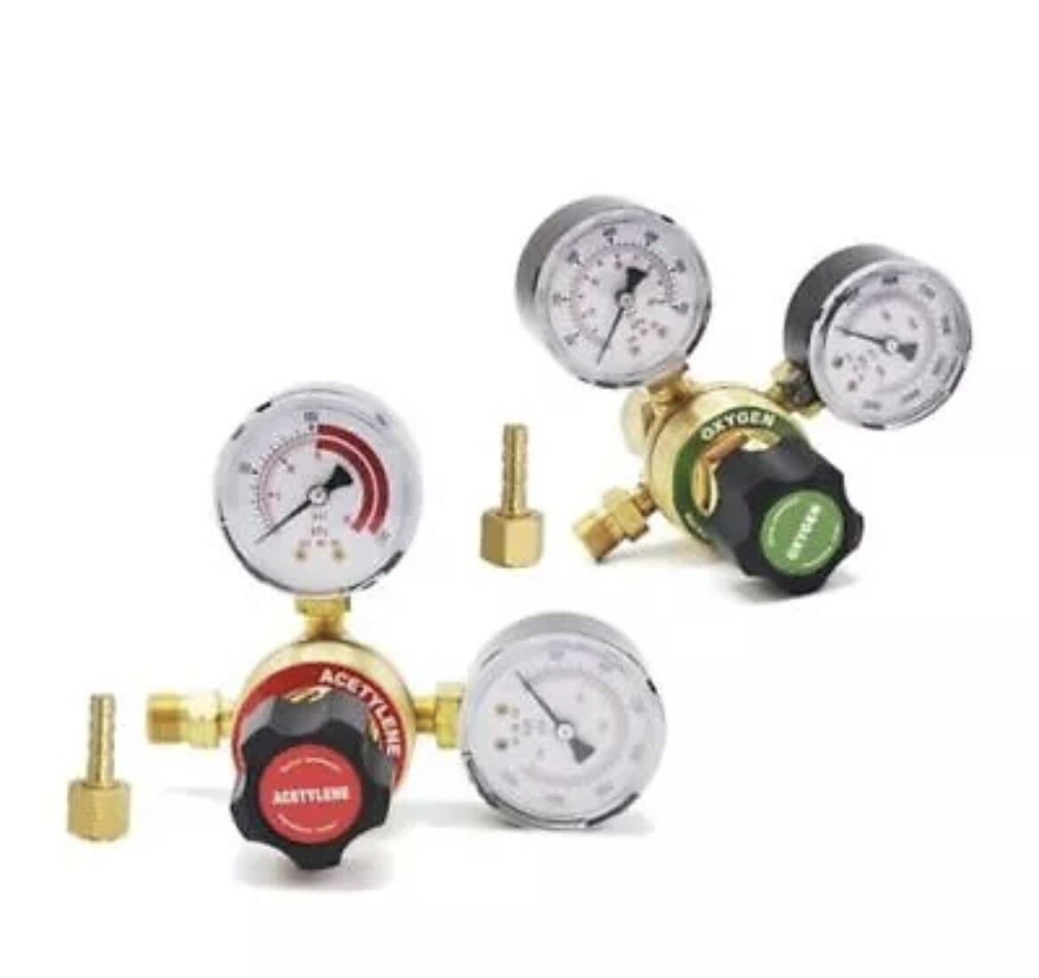 JZWELD Oxygen Acetylene Regulator Set, Welding Cutting Torch Regulators ...