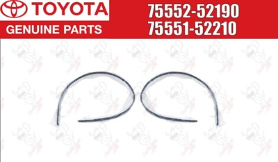 TOYOTA Genuine Roof Molding 2012-2021 Prius C 75552-52190 75551-52210 ...