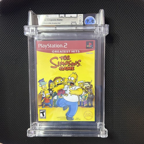 The Simpsons Game Wata 9.8 A++ SONY PlayStation 2 PS2 New Sealed ...