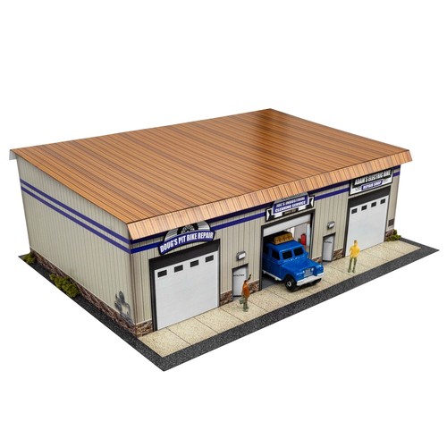 1/64 Storage Building Photo Real Kit fits AFX HotWheels and more | eBay