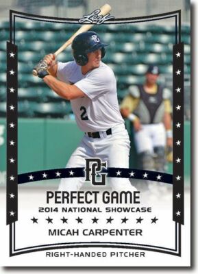 10-Count Lot MICAH CARPENTER 2014 Leaf Perfect Game All-American ...
