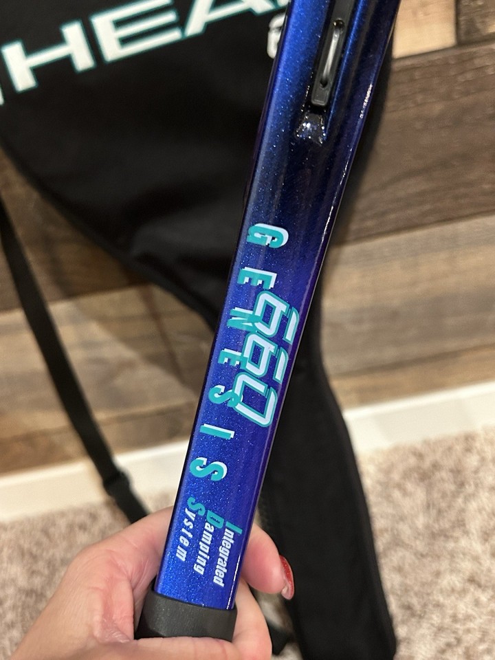 HEAD GENESIS 660 tennis racket double power wedge With Case | eBay