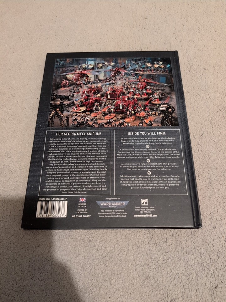 Warhammer 40,000 9th Edition Codex: Adeptus Mechanicus | eBay UK