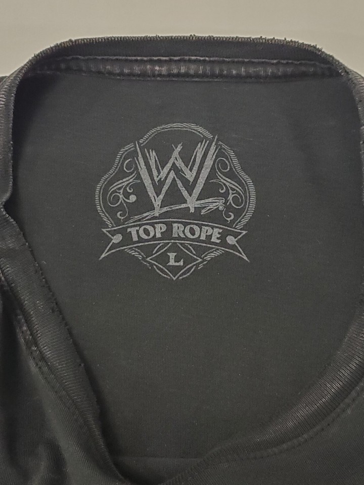 EUC Authentic WWE Edge Shirt AEW Tee Large Top Rope premier Rated R ...