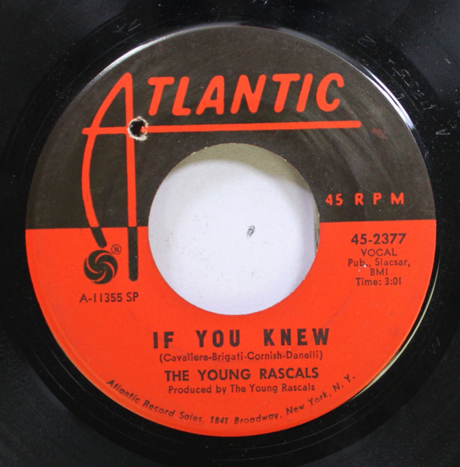 Rock 45 The Young Rascals - I'Ve Been Lonely Too Long / If You Know On ...