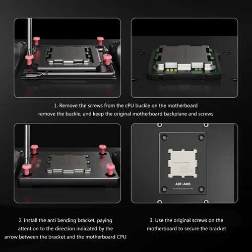 AM5 CPU Contact Frame Mounting Bracket Holder Buckle Efficient Heat ...