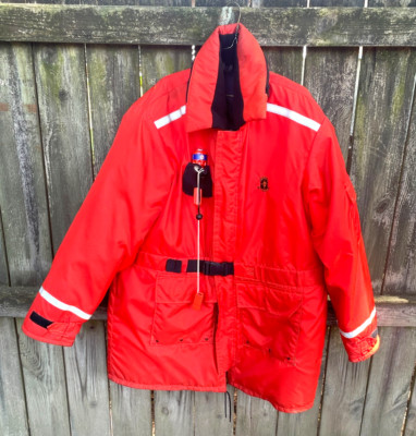Stearns Type III Industrial Flotation Jacket Size XXL W/ Strobe Light ...