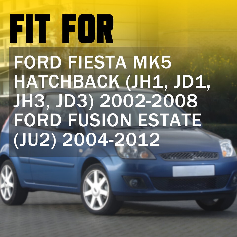 2x For Ford Fusion Fiesta Mk5 Rear Axle Beam Mounting Bushes Suspension ...