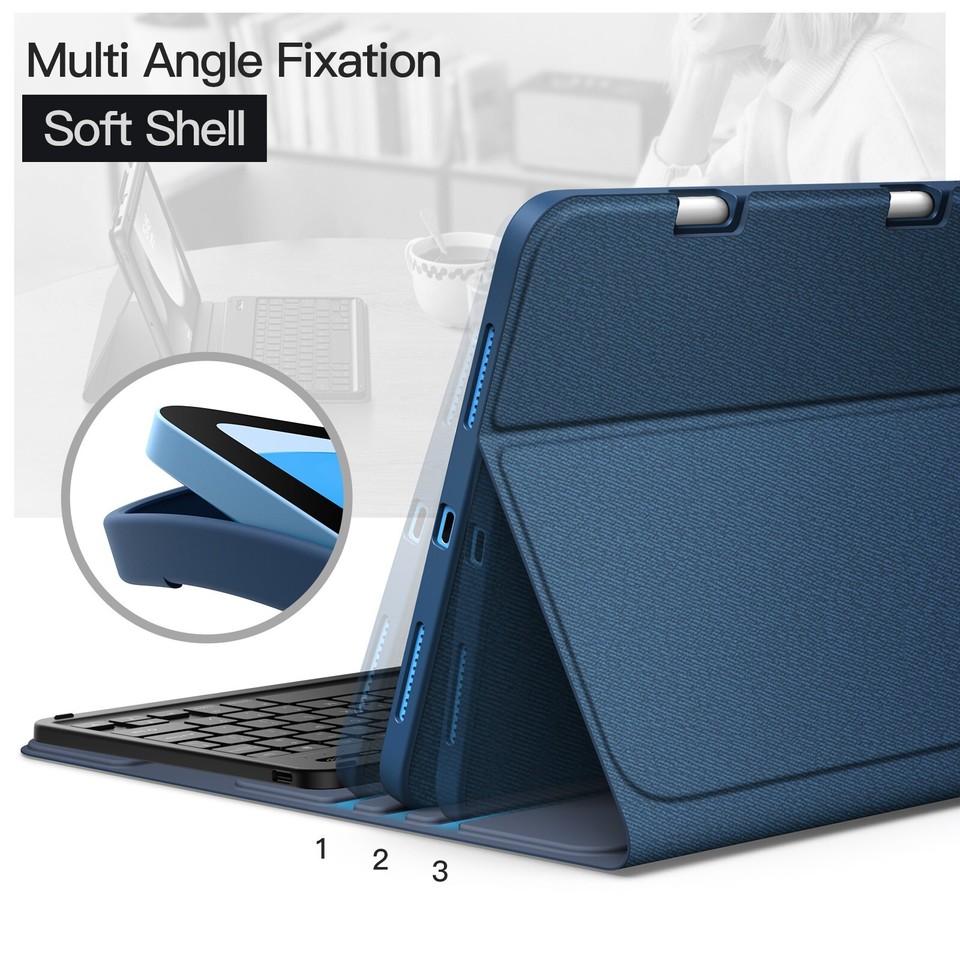 JETech Keyboard Case for iPad (A16) 11th/10th Generation (2025/2022) | eBay