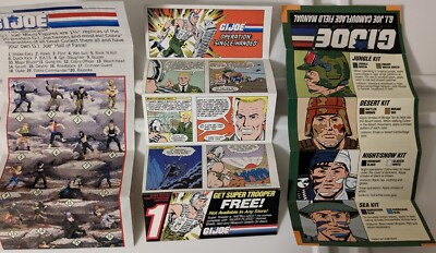 G. I. JOE 1980s Pamphlets, brochures, order forms, ads Vintage ...
