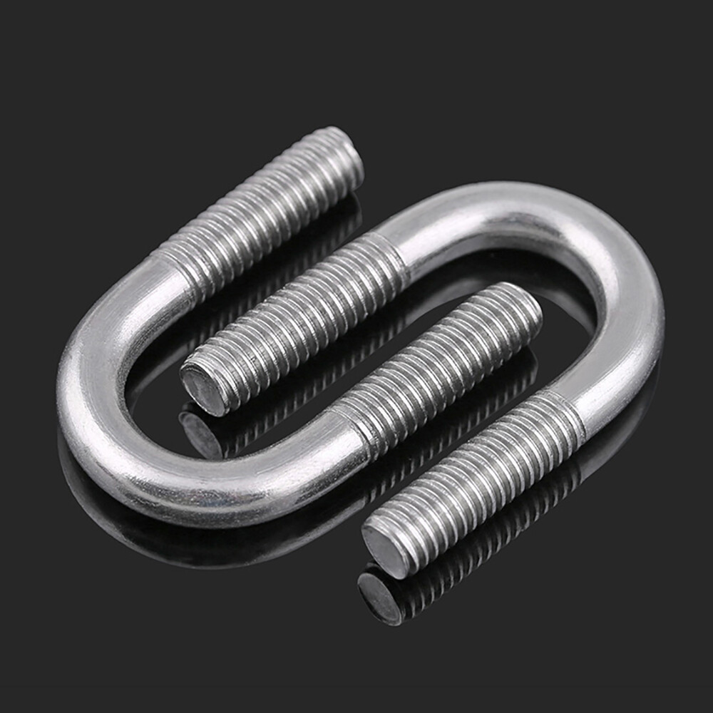 M6 M8 M10 M12 U Bolts Clamp U-Shaped Pipe Clamps Bolt - A2 304 ...