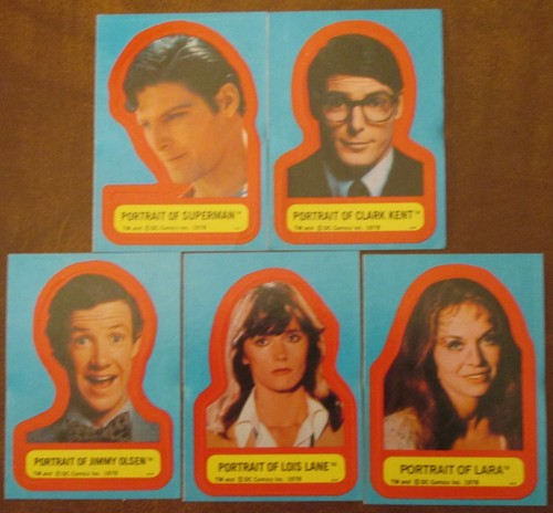 5 SUPERMAN CARDs - DC COMICs 1978 - CLARK KENT LOIS LANE / JIMMY OLSEN / LARA | eBay
