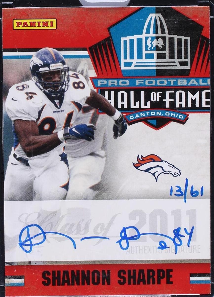 2022 Panini Honors - Recollection Collection Shannon Sharpe #11PTT-13 ...