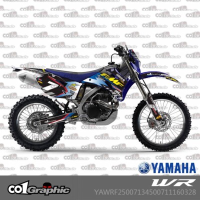 GRAPHICS DECALS STICKERS FULL KIT FOR YAMAHA WR250F 2007-2013 WR450F ...