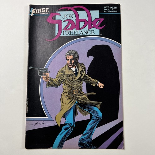 1985 First Comics JON SABLE FREELANCE #29 Comic Book MIKE GRELL John ...