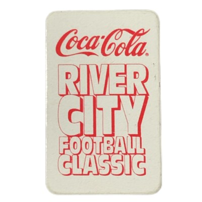 Vintage Coca-Cola River City Football Classic Souvenir Pin | eBay