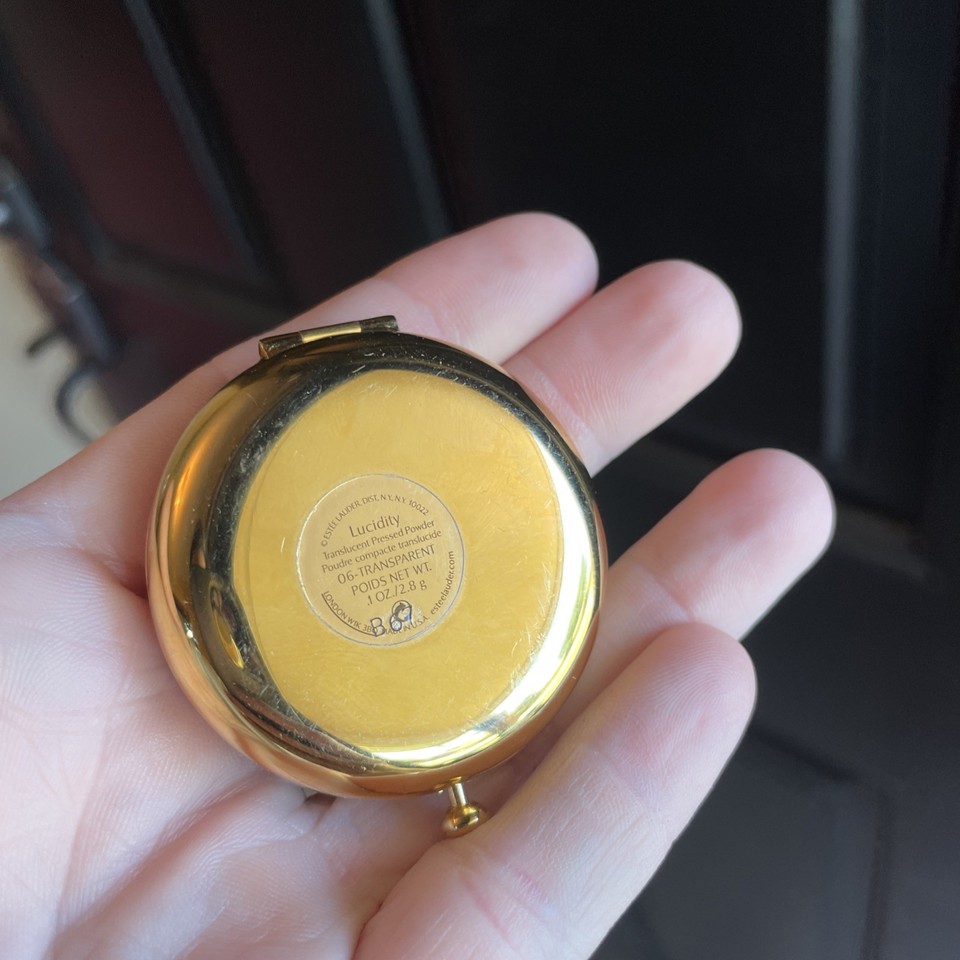 Vintage ESTEE LAUDER Lucidity Translucent Pressed Powder Compact RARE ...