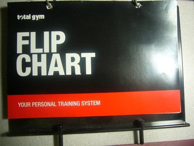 Total Gym Exercise Flip Chart with Tower Insert Holder | eBay