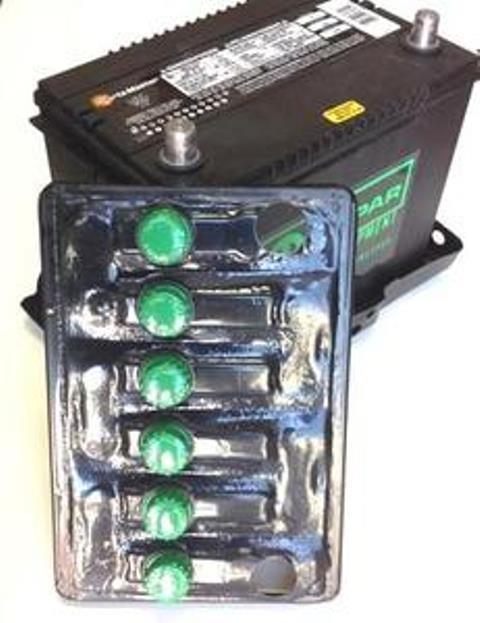 1956-1966 MoPar Dodge Trucks Tar-Top Battery Disguise Set | Vintage ...