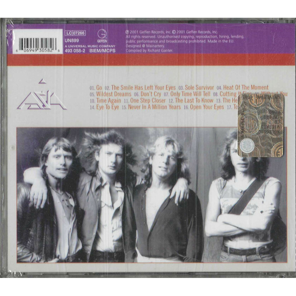 Asia CD Classic Asia/Geffen Records – 4930582 Sealed | eBay