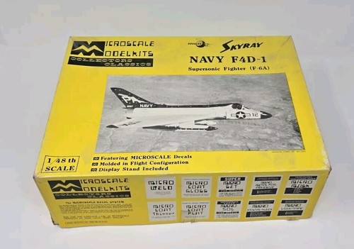 Microscale Model Kits Skyray Navy F4D-1 Supersonic Fighter F-6A MS4-2 1 ...