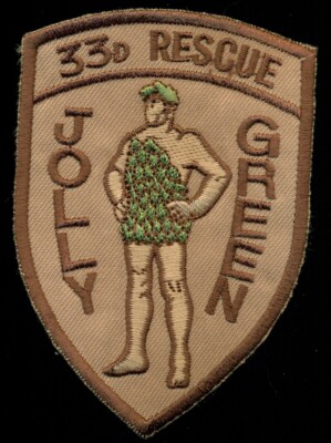 USAF 33d Rescue Squadron Jolly Green Desert Patch K-8 | eBay