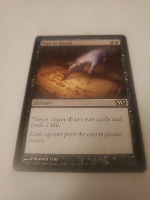 MTG Sign in Blood Magic 2011 117/249 Regular Common | eBay