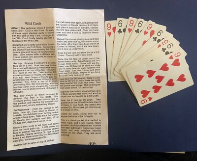 WILD CARDS - Professional Card Magic Trick - Vintage / Rare | eBay