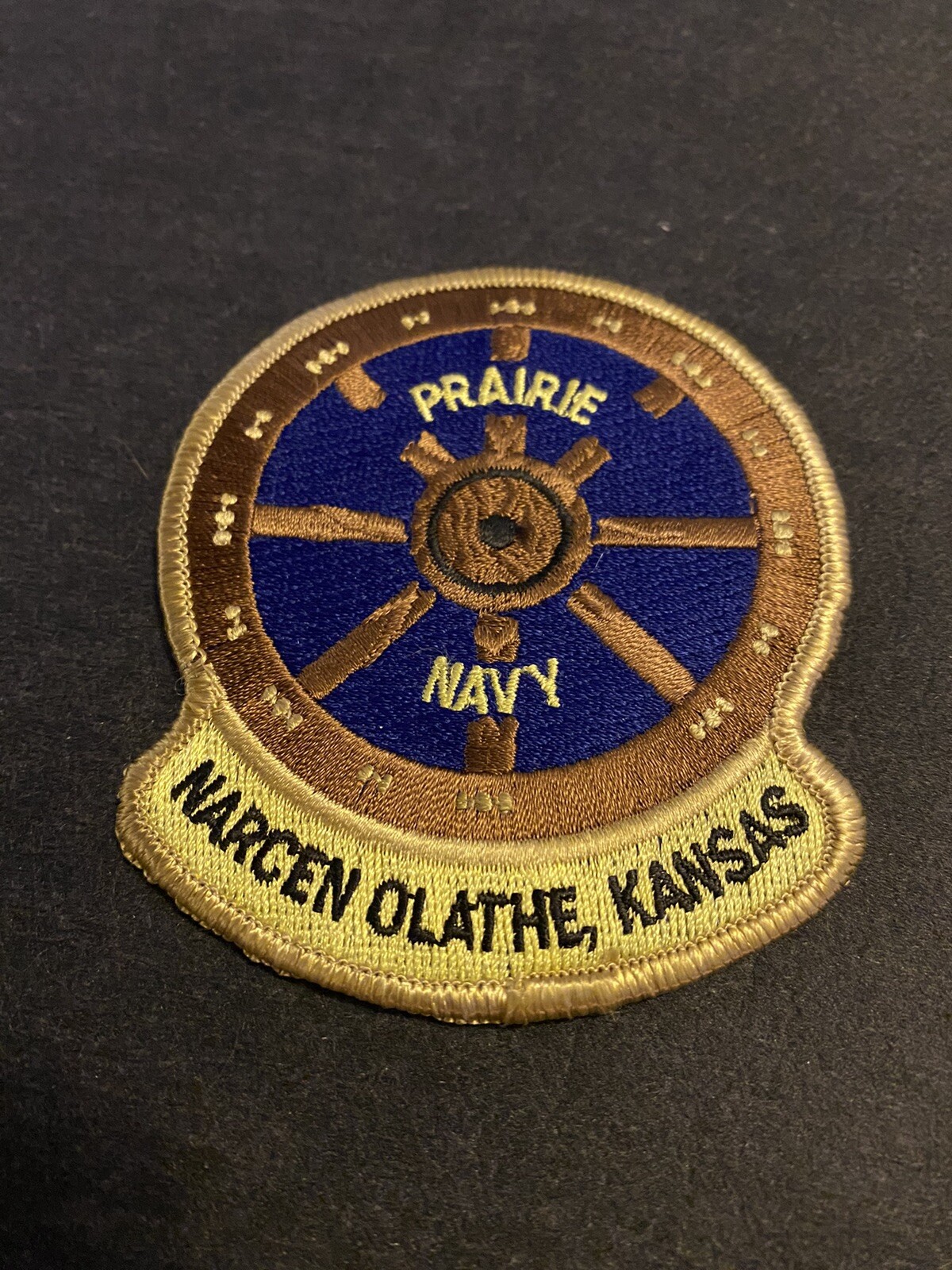 VTG Prarie Navy Olathe Kansas Iron On Patch | eBay