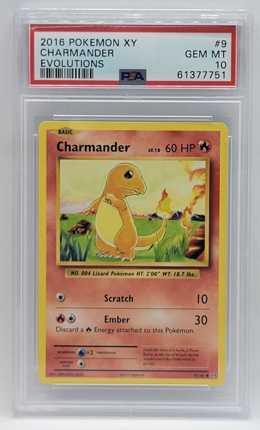 Charmander 2016 XY: Evolutions #009/108 Base Price Guide - Sports Card ...