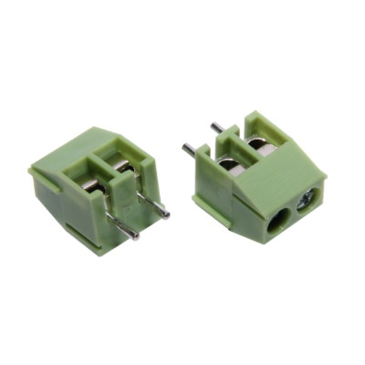 Lot de 10 Bornier a Vis 2-plots Pas de 3.50mm Vert Pitch Screw Terminal ...