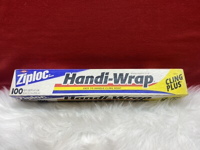 Vintage “1997” Dow Ziploc Handi-Wrap Plastic Film w/Cling Plus ~ 100 ...