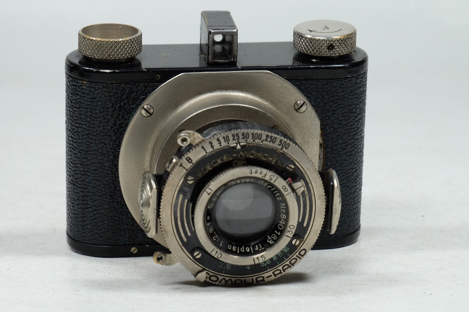 Wirgin Gewirette Camera Nickel finish 1937 Trioplan lens | eBay