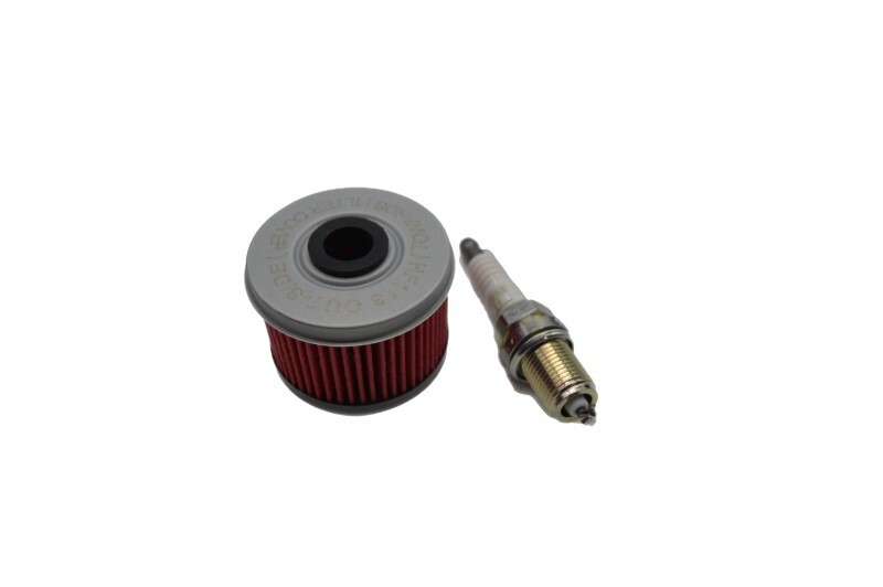 Honda TRX500 TRX420 Rancher Rubicon Tune Up Kit Oil Filter NGK BKR5E-11 ...